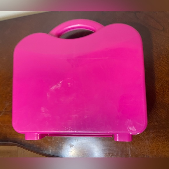 Lego | Toys | Lego Pink Carrying Case Hard Plastic Latching Storage Box ...